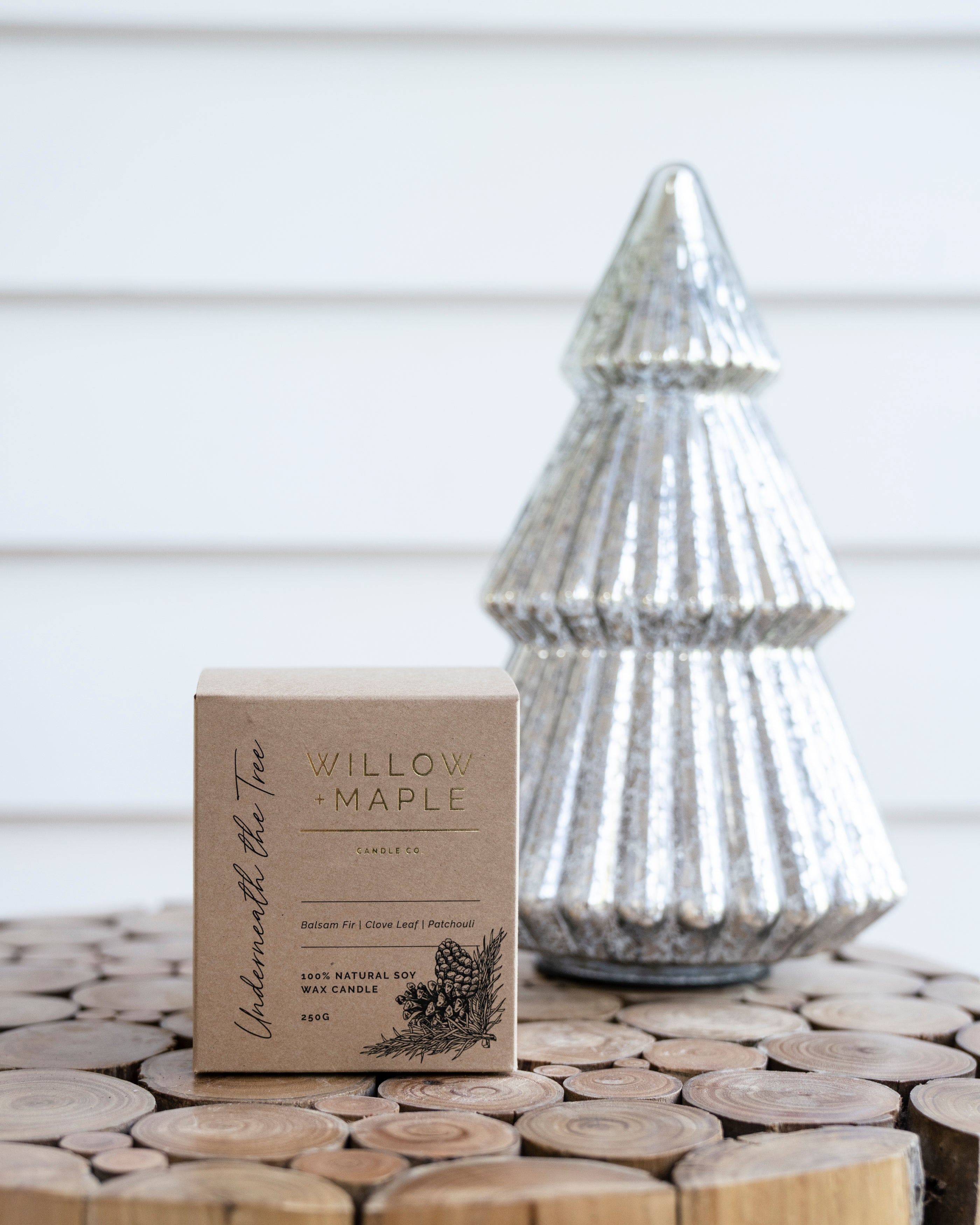 UNDERNEATH THE TREE – Willow + Maple Candle Co.