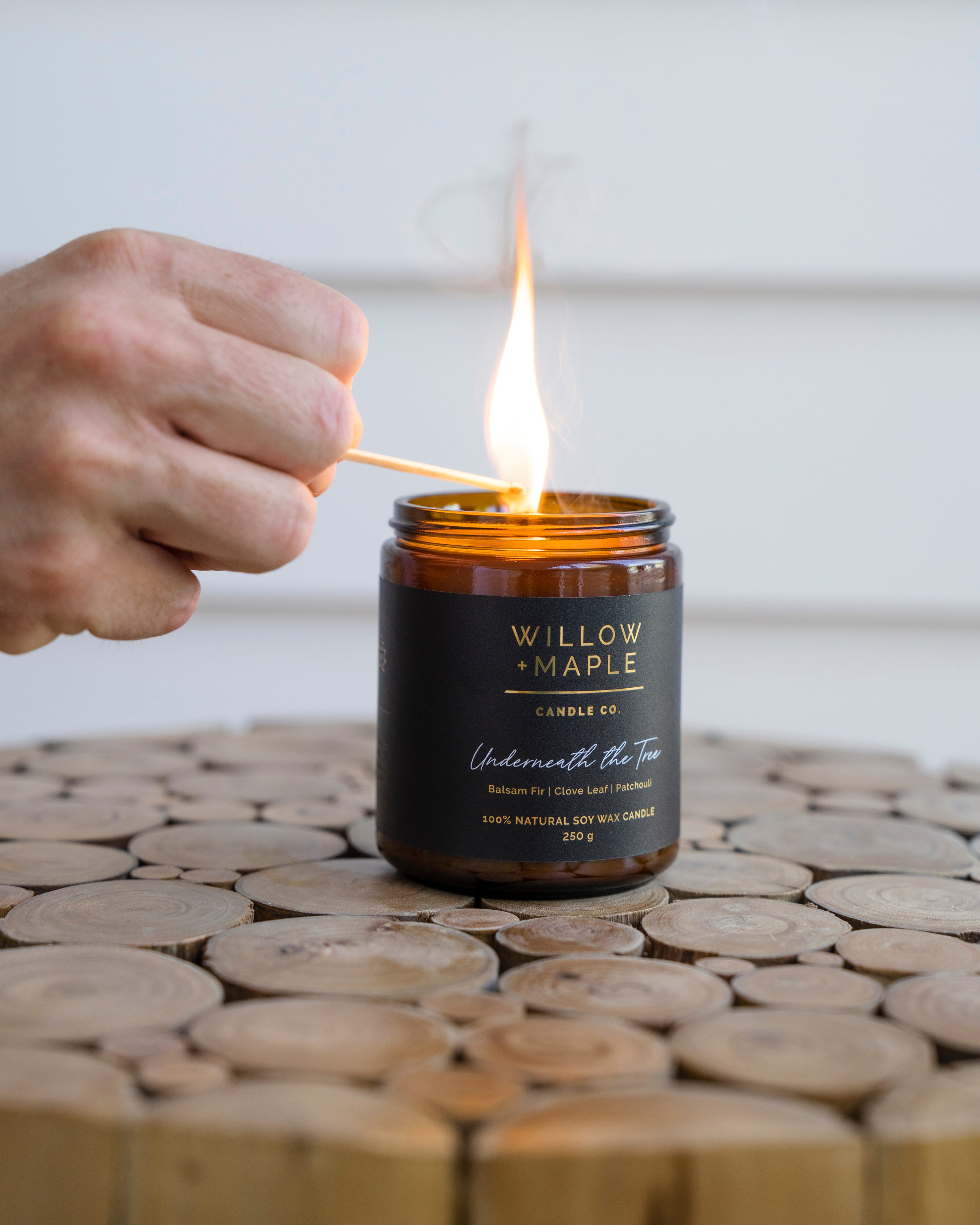 UNDERNEATH THE TREE – Willow + Maple Candle Co.